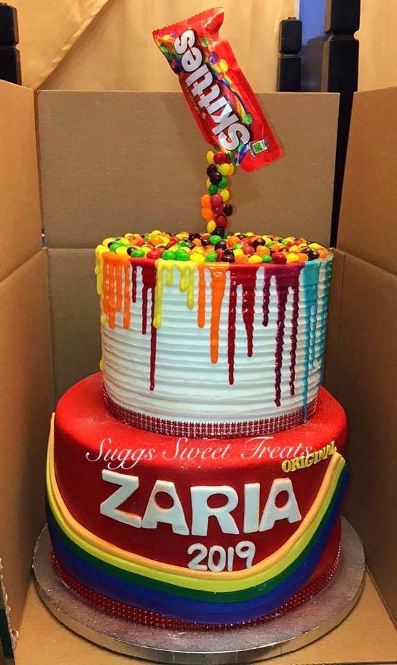 Skittles Cake